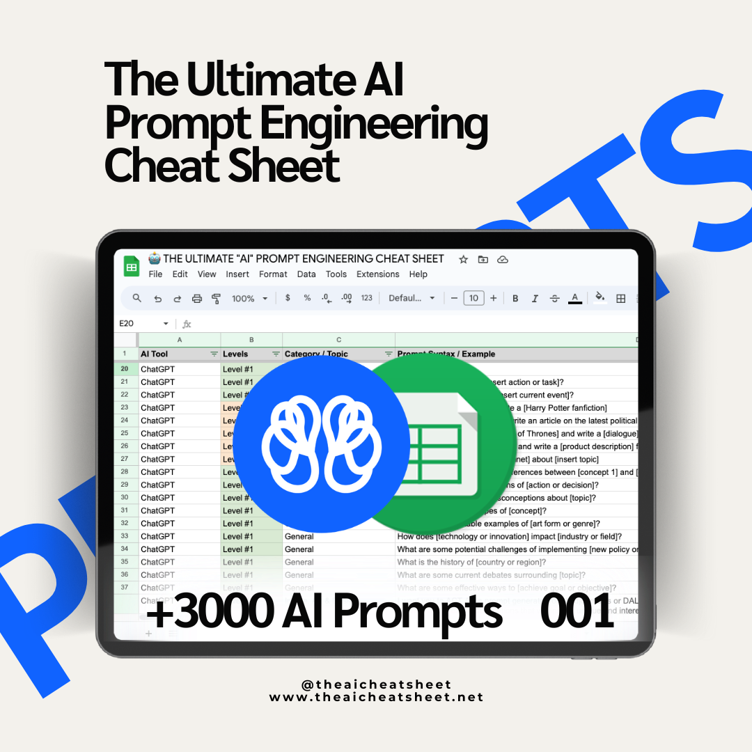 Unlock AI Mastery: The Ultimate Prompt Engineering Cheat Sheet